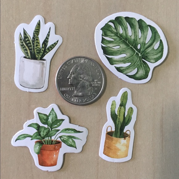 Office | 15 Pack Of Paper Plant Stickers | Poshmark